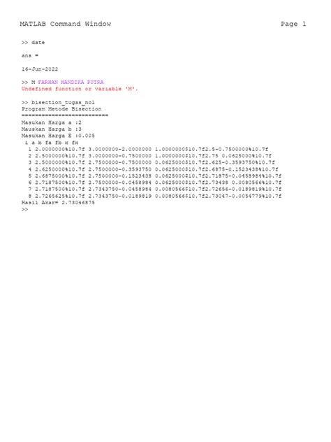 Command Window Modul 4 No1 Pdf