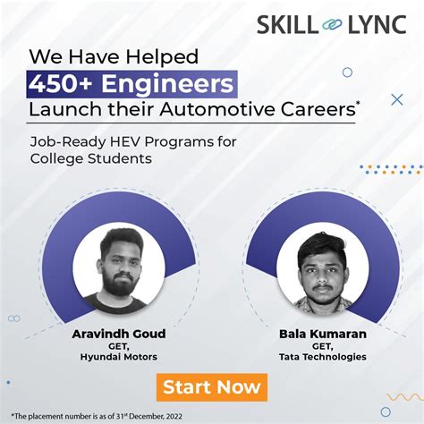 skill lync on linkedin pre graduate program in hybrid electric vehicle