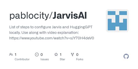 GitHub Pablocity JarvisAI List Of Steps To Configure Jarvis And HuggingGPT Locally Use Along