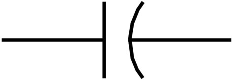 Polyester Capacitor Symbol