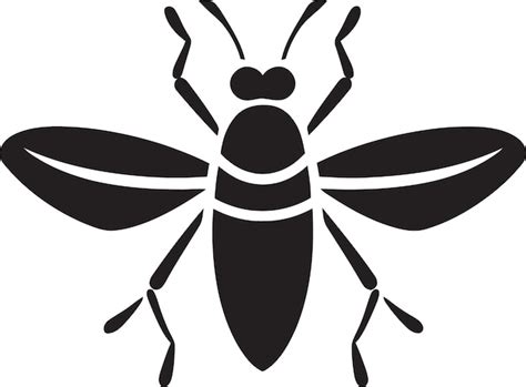 Afide Nellombra Logo Vettoriale Nero Brillantezza Afide Vettoriale Nero Aerodinamico Un Logo