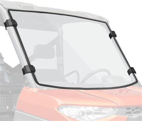 Amazon.com: kemimoto Front Windshield Compatible with Ranger 1000, Scratch Resistant Windshield ...
