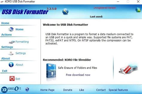 برنامج فورمات الفلاشة Usb Disk Formatter ميجا أب