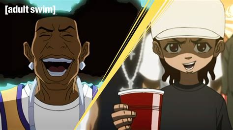 Riley Meets Thugnificent The Boondocks Adult Swim Classics Youtube