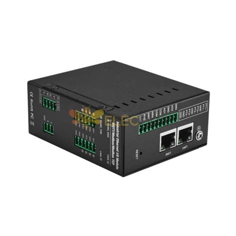 Elecbee Rs485 Four Digital Output Dual Ethernet Remote Io Module For