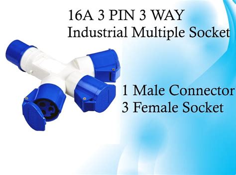 MULTIPLE INDUSTRIAL COMMANDO SOCKET A PIN WAY MALE FEMALE PER SET Lazada