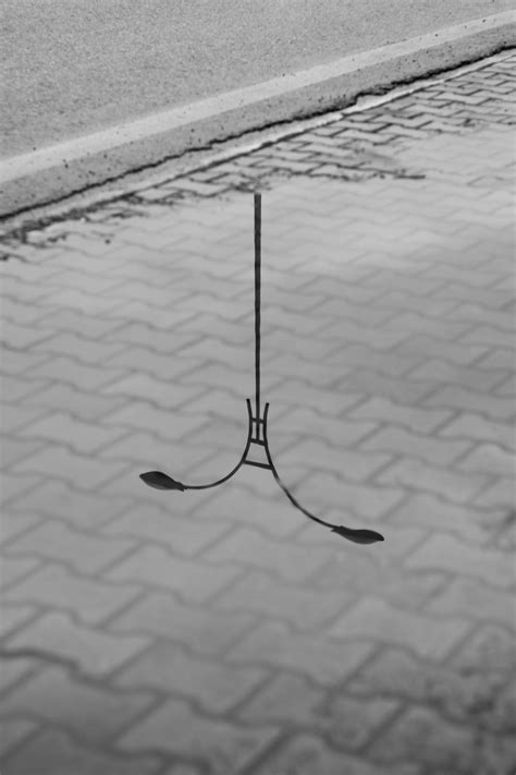 가로등 가로등 기둥 거리 세부 사항 거리 사진 거리 장면 건축 고요한 관념적인 그레이스케일 기하학 대조