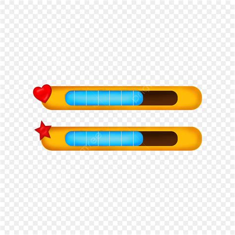 Game Ui Interface White Transparent Mobile Game Interface Health Bar Ui Design Transparent Art