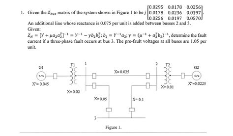 Solved Please Develop The Admittance Bus Matrix For The Chegg Com