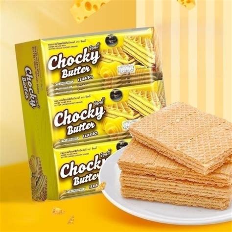 Thailand Chockybutter Chocky Butter Flavor Sandwich Wafer Biscuit 360g