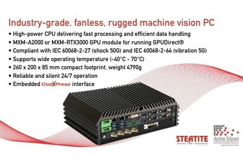Active Silicon News Firebird Imaging Computer Survey