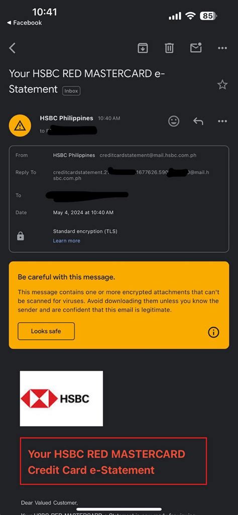 Hsbc Red Mastercard Estatement R Phcreditcards