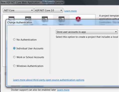 Authentication In Net Core 20 Net Core 20 Identity Step By Step