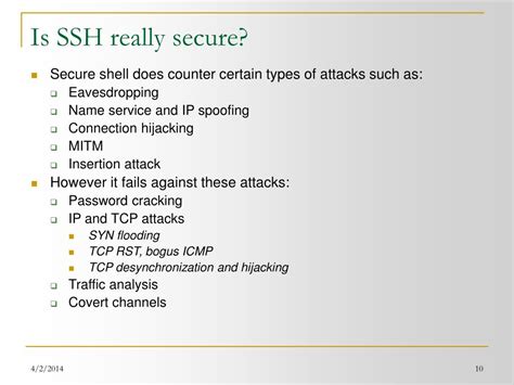 PPT SSH The Secure Shell PowerPoint Presentation Free Download ID 739109