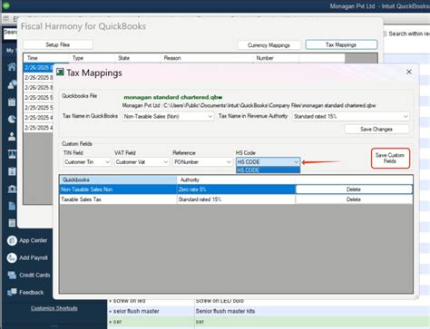Implementing Hs Codes In Quickbooks