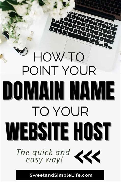 how to point your domain name to your website host