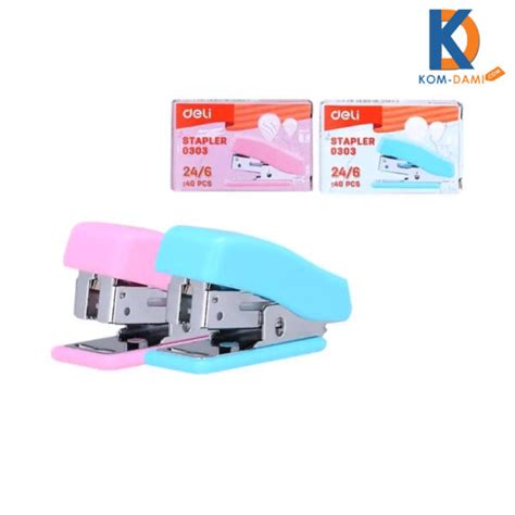 Deli Mini Stapler Small Pin Size E0303 Kom Damicom