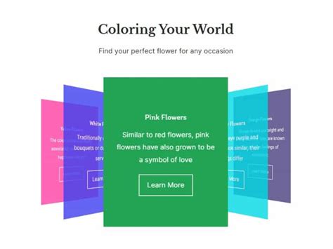 Coverflow Carousel With Override Colors For Slides Testfyra