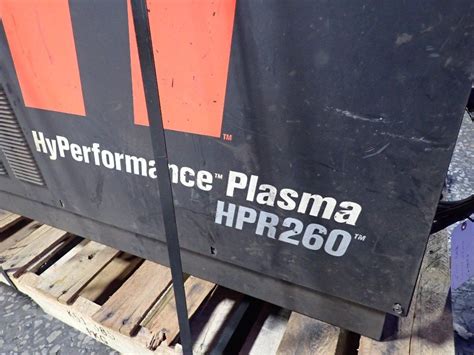 Used Hypertherm Hypertherm Hpr260 Plasma Cutter Hgr 24