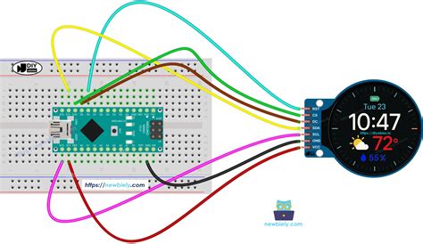 Arduino Nano Round Circular Tft Lcd Display Arduino Nano Tutorial