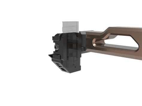 Skeleton Stock With Brace Adapter To Picatinny Ris 3d Model 3d Printable Cgtrader