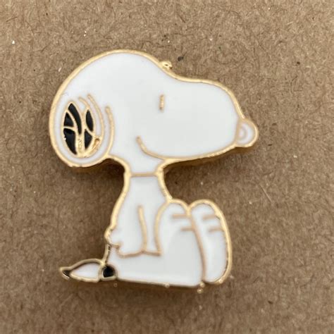 Snoopy Enamel Pin Etsy
