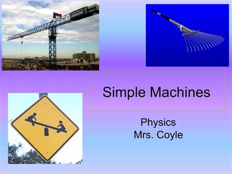 PPT Simple Machines PowerPoint Presentation Free Download ID 1429135