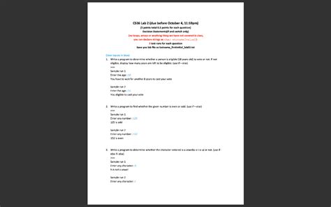 solved cs36 lab 2 due before october 4 11 59pm 5 points