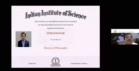 [video] Gurudas Kar Ph D On Linkedin Iisc Convocation 35 Comments