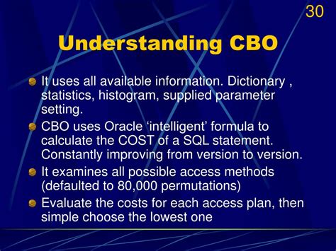 Ppt Understanding Oracle Optimizer Rbo Versus Cbo Powerpoint