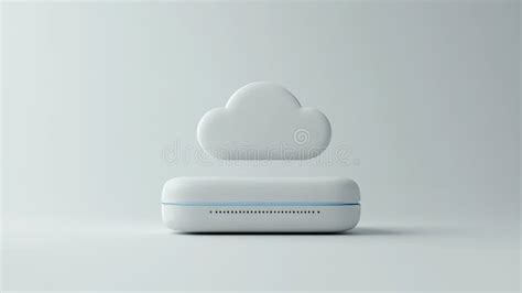 Black Server Stack Icon With White Cloud Signifying Cloud Storage And