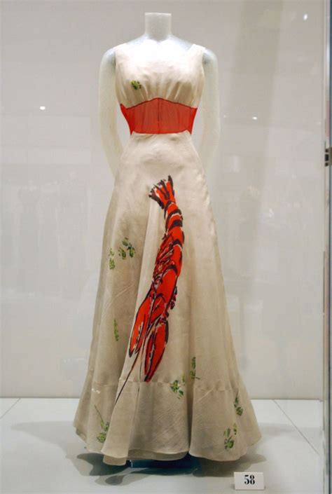 Elsa Schiaparelli Lobster Dress Elsa Schiaparelli Fashion History