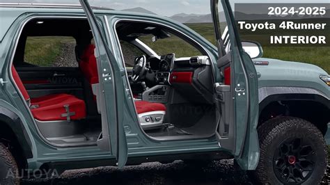 Toyota 4runner Trd Pro Red Interior