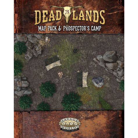 Deadlands Rpg The Weird West Map Pack 6 Prospectors Camp Savage Worlds Game Nerdz