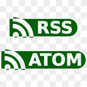 Rss Atom Buttons Clip Arts Atom Rss Logo Png Transparent Png Vhv
