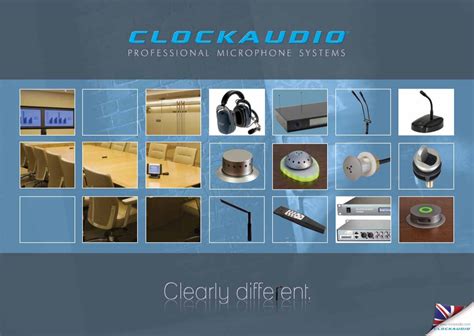 Product Catalogue Clock Audio