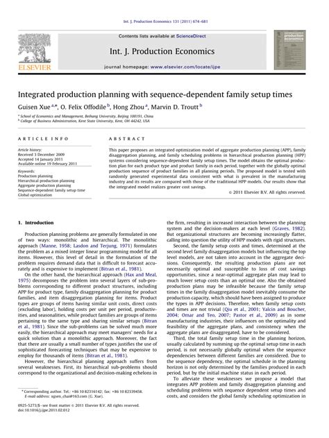 pdf integrated optimization of dynamic cell formation and