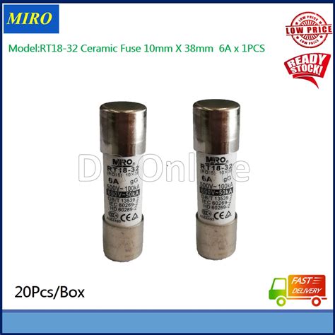 Ceramic Fuse 10mm X 38mm Cartridge Fuse 1a 2a 3a 4a 5a 6a 8a 10a 12a 16a 20a 25a 32a 500v Size