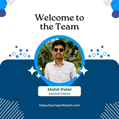 mohit patel on linkedin internshipjourney laravel webdevelopment