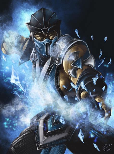 Sub Zero By Kouyoshikawa On Deviantart Иллюстрации Мортал комбат