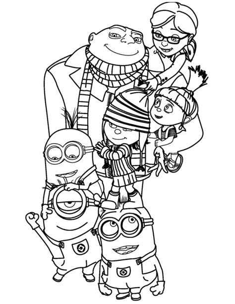 Free Printable Minion Coloring Sheets Fanny Printable