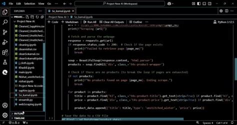 Datascience Webscraping Python Pandas Streamlit Futuregoals Muhammad Abbas