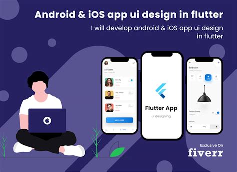 Do Mobile Ui Design With Flutter By Iamsamin Fiverr