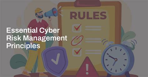 Essential Cyber Risk Management Principles