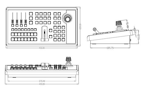 Visca Pelco Ptz Conference Camera Joystick Controller Vmix Ptz Console Vk2 Avicon China
