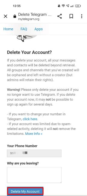 How To Delete Telegram Account TechCult
