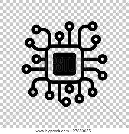 Processor Chip Vector Photo Free Trial Bigstock