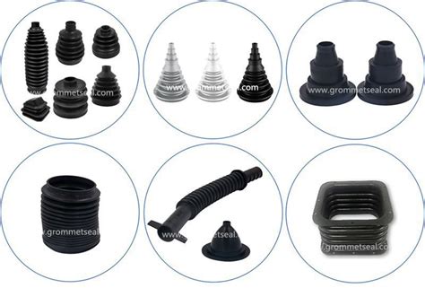Small Rubber Bellows Flexible Silicone Molded Rubber Bellows And Boots