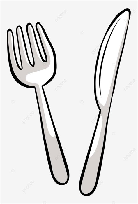 Cutlery Sharp Clipart White Vector Clipart Sharp White Illustration