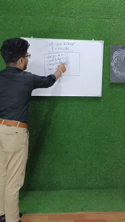Let Var And Const Excercise Javascript Quiz By Kapil Gupta Shorts Youtube